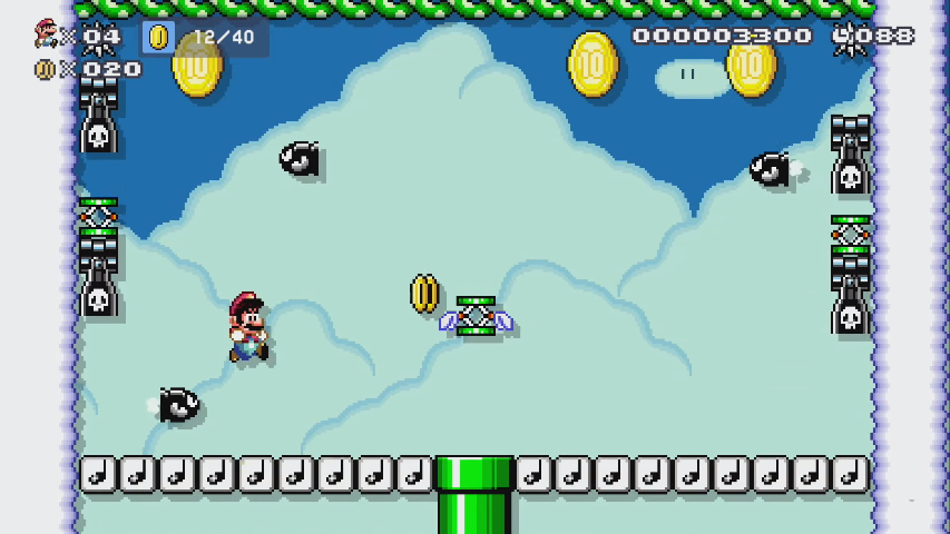Bouncing through the Clouds - Super Mario Wiki, the Mario encyclopedia