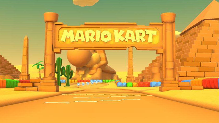 File:MKT GBA Yoshi Desert Starting Line.jpg - Super Mario Wiki, the ...