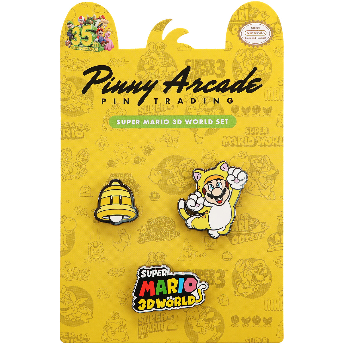 File:SM3DW-pa-pins-card-35th-anniversary.jpg - Super Mario Wiki, the ...