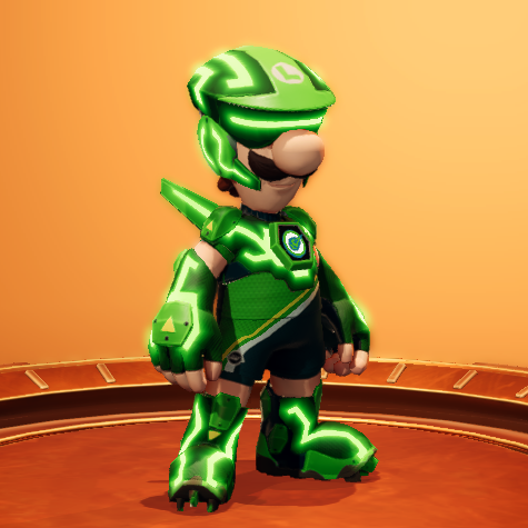 File:Luigi (Turbo Gear) - Mario Strikers Battle League.png - Super ...