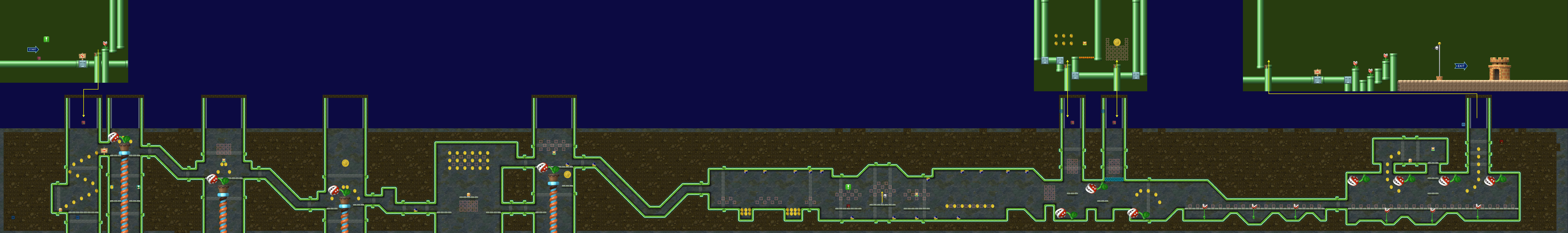 File:NSMBW World 6-3 Map.png - Super Mario Wiki, the Mario encyclopedia