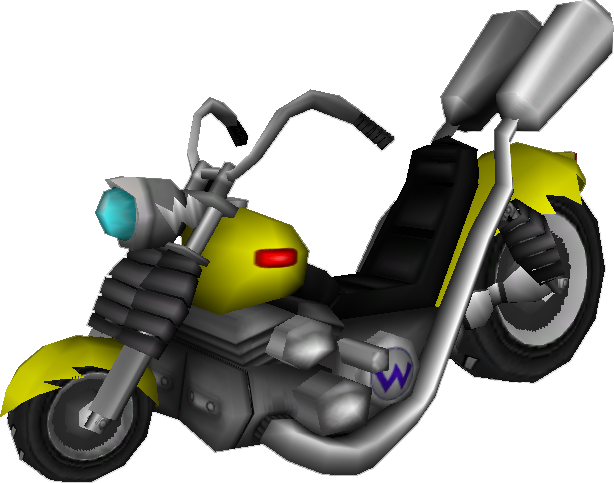 File:Wario Bike (Wario) Model.png - Super Mario Wiki, the Mario encyclopedia