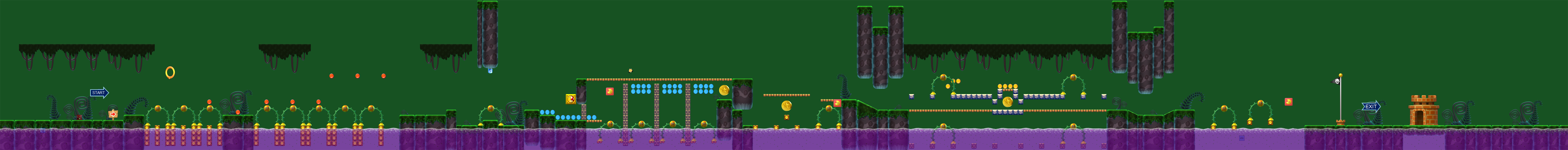 File:NSLU Heart of Bramball Woods Map.png - Super Mario Wiki, the Mario ...