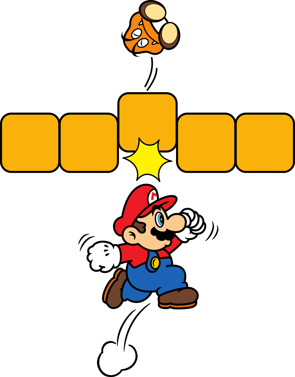 File:SMBDX - Mario punching block.png - Super Mario Wiki, the Mario ...