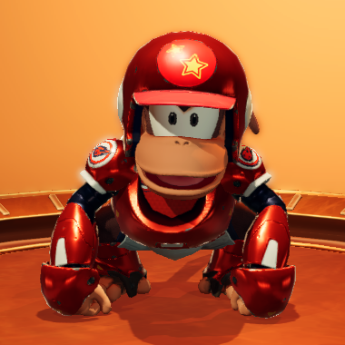 File:Diddy Kong (Muscle Gear) - Mario Strikers Battle League.png ...