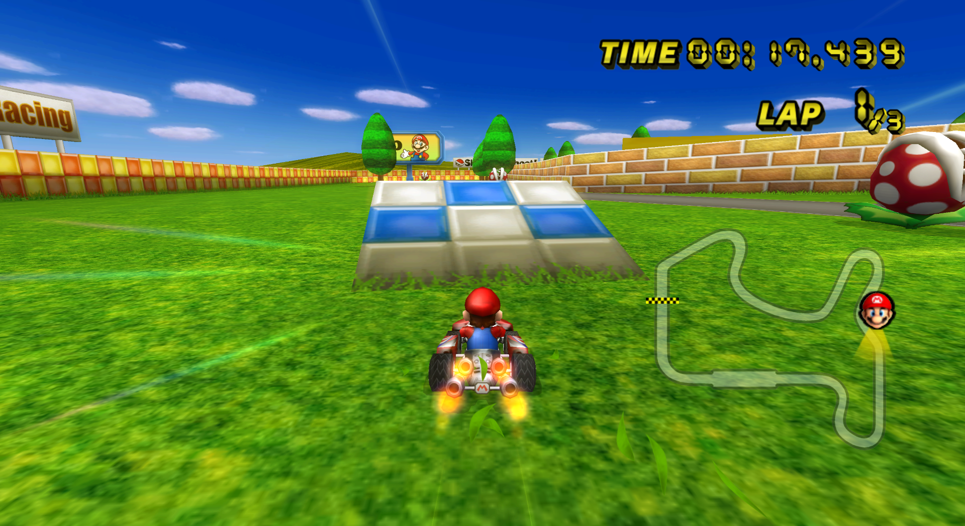 File:MKW N64 Mario Raceway Ramp.png - Super Mario Wiki, the Mario ...