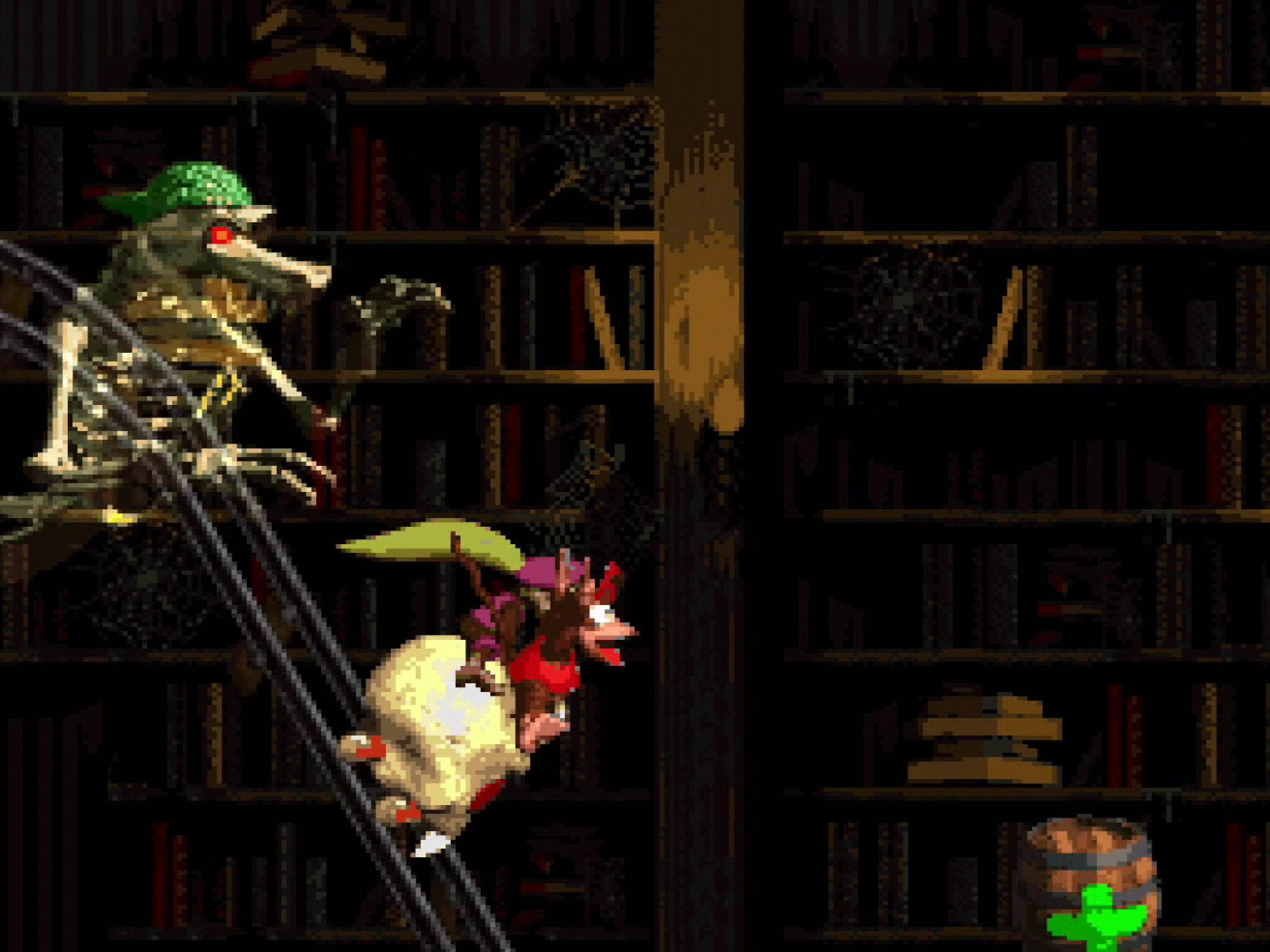 File:NM DKC2 Haunted Chase Haunted Hall.jpg - Super Mario Wiki, the ...