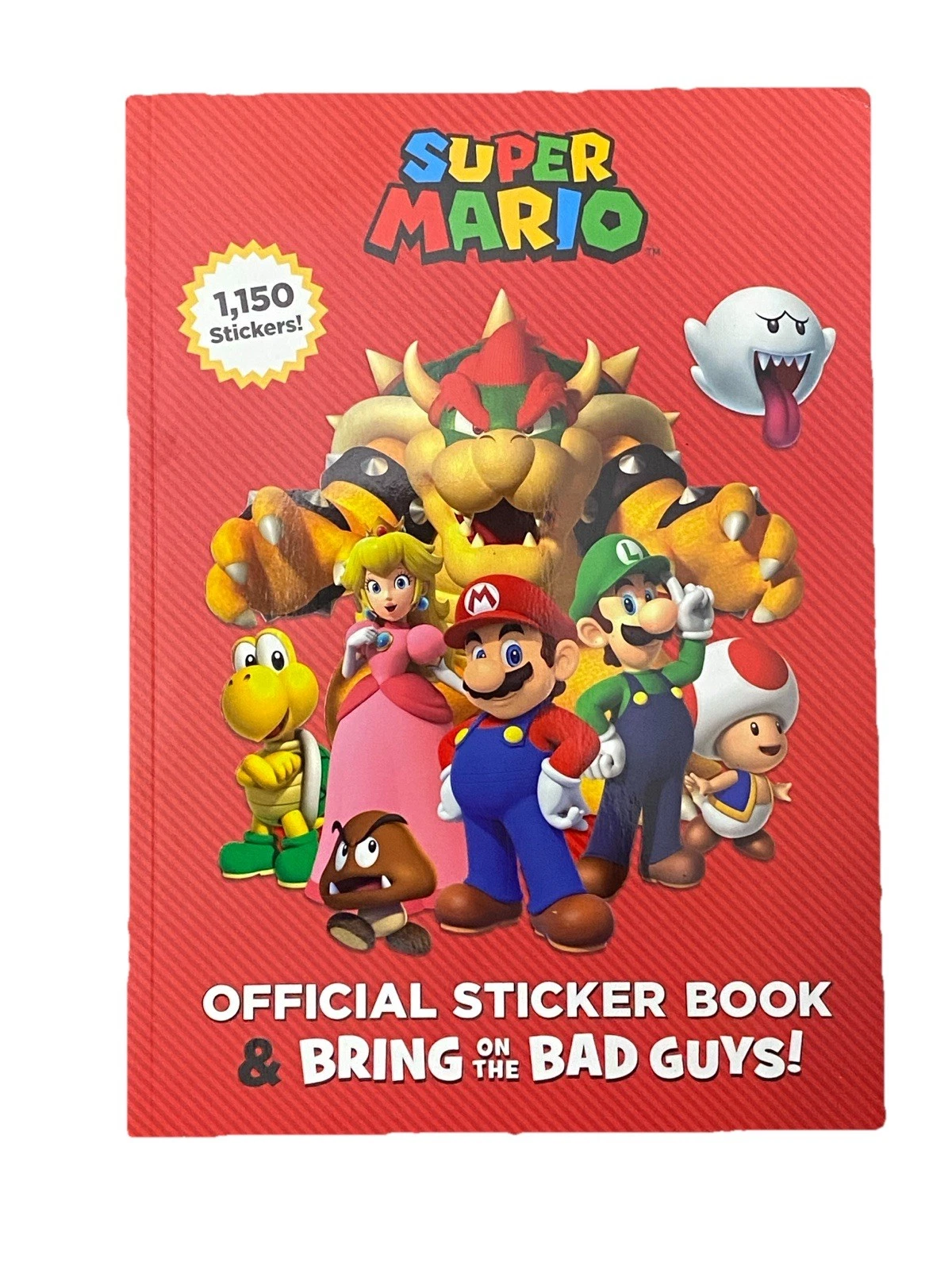 Super Mario Official Sticker Book & Bring on the Bad Guys! - Super ...