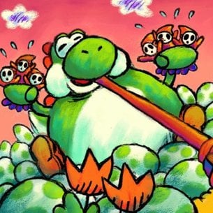 Art Academy SketchPad takes on Yoshi - Super Mario Wiki, the Mario encyclopedia