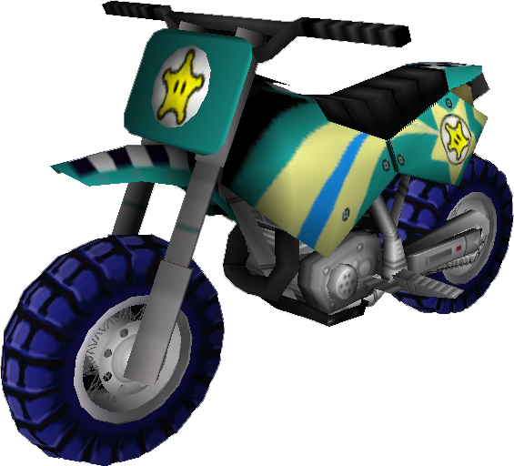 File:Standard Bike L (Rosalina) Model.png - Super Mario Wiki, the Mario encyclopedia