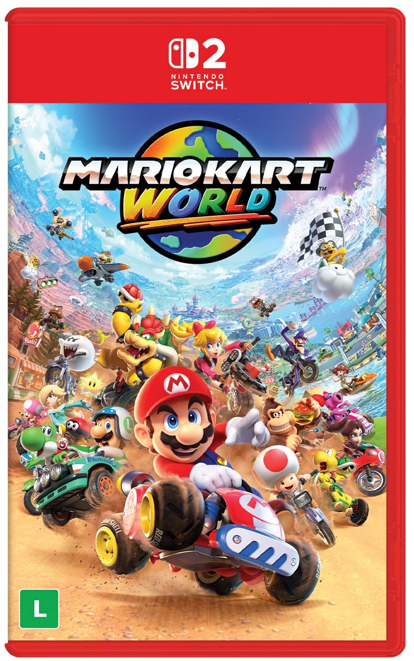 File:Mario Kart World box art Brazil.jpg - Super Mario Wiki, the Mario ...