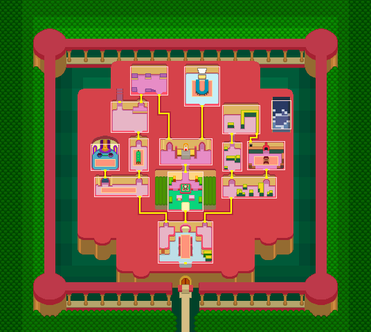 File:Peach's Castle F1 Map.png - Super Mario Wiki, the Mario encyclopedia