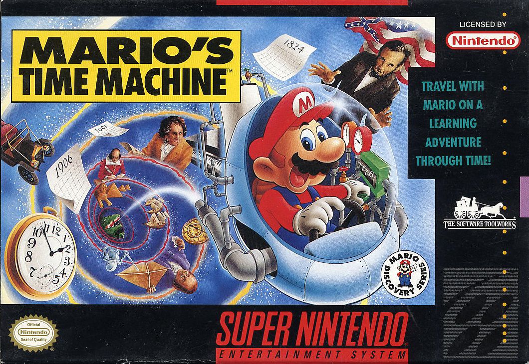 Mario's Time Machine (Super Nintendo Entertainment System) - Super ...