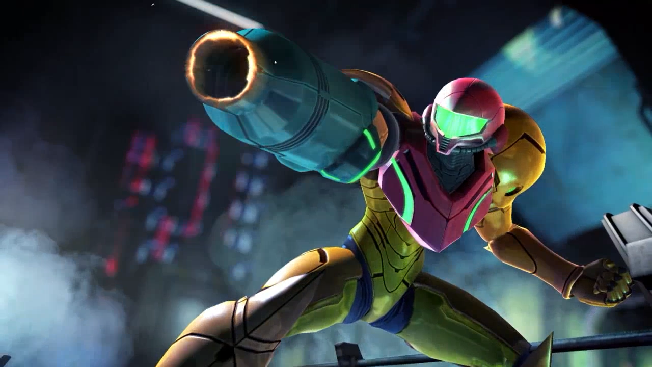 File:Samus SSB3DSWiiU Trailer.png - Super Mario Wiki, the Mario ...