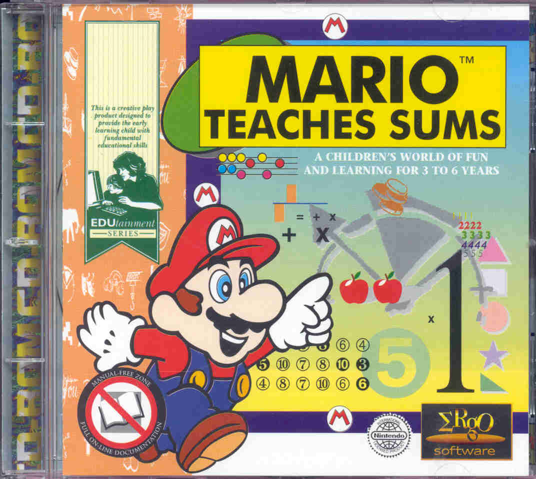 File:Mario Teaches Sums PC cover.jpg - Super Mario Wiki, the Mario ...