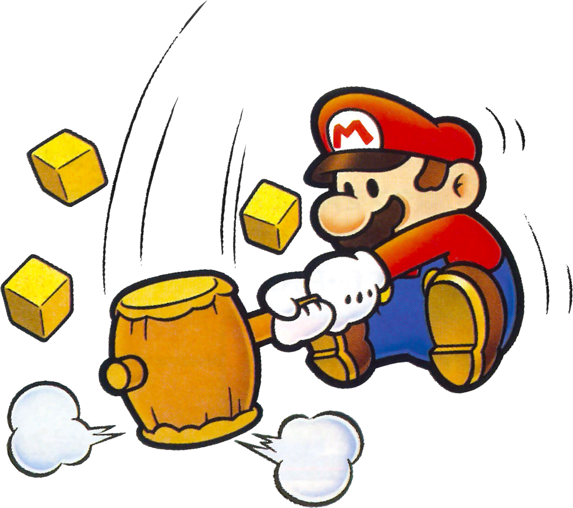 File:PM Mario Hammer Artwork.png - Super Mario Wiki, the Mario encyclopedia