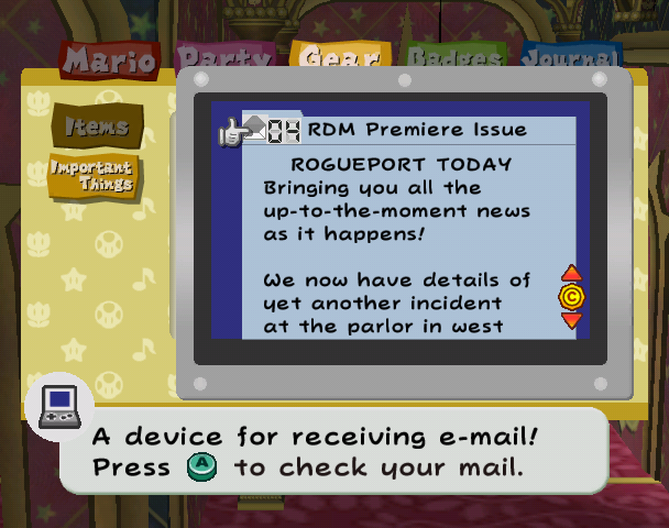 Rogueport Direct Mail Service - Super Mario Wiki, the Mario encyclopedia