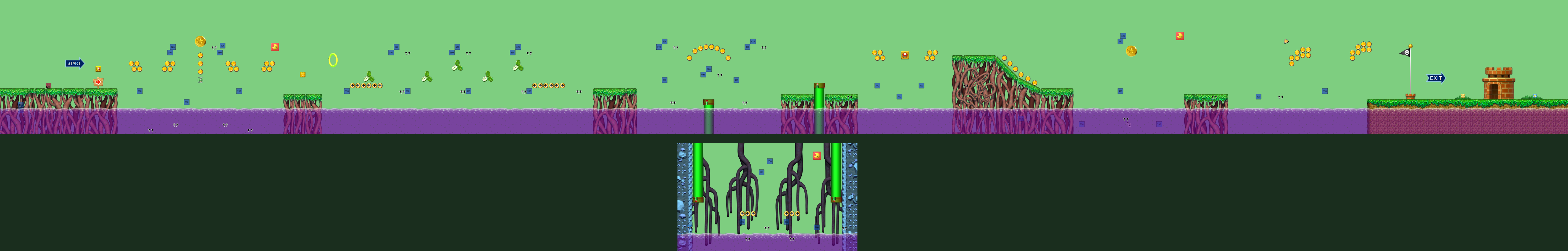 File:NSLU Sumo Bro Bridge Map.png - Super Mario Wiki, the Mario ...