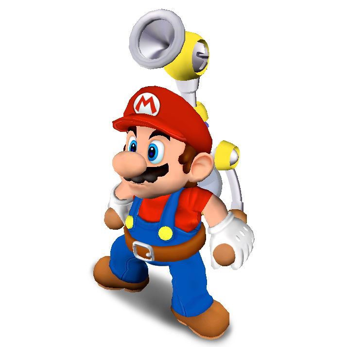 File:SMS - Mario aiming.png - Super Mario Wiki, the Mario encyclopedia