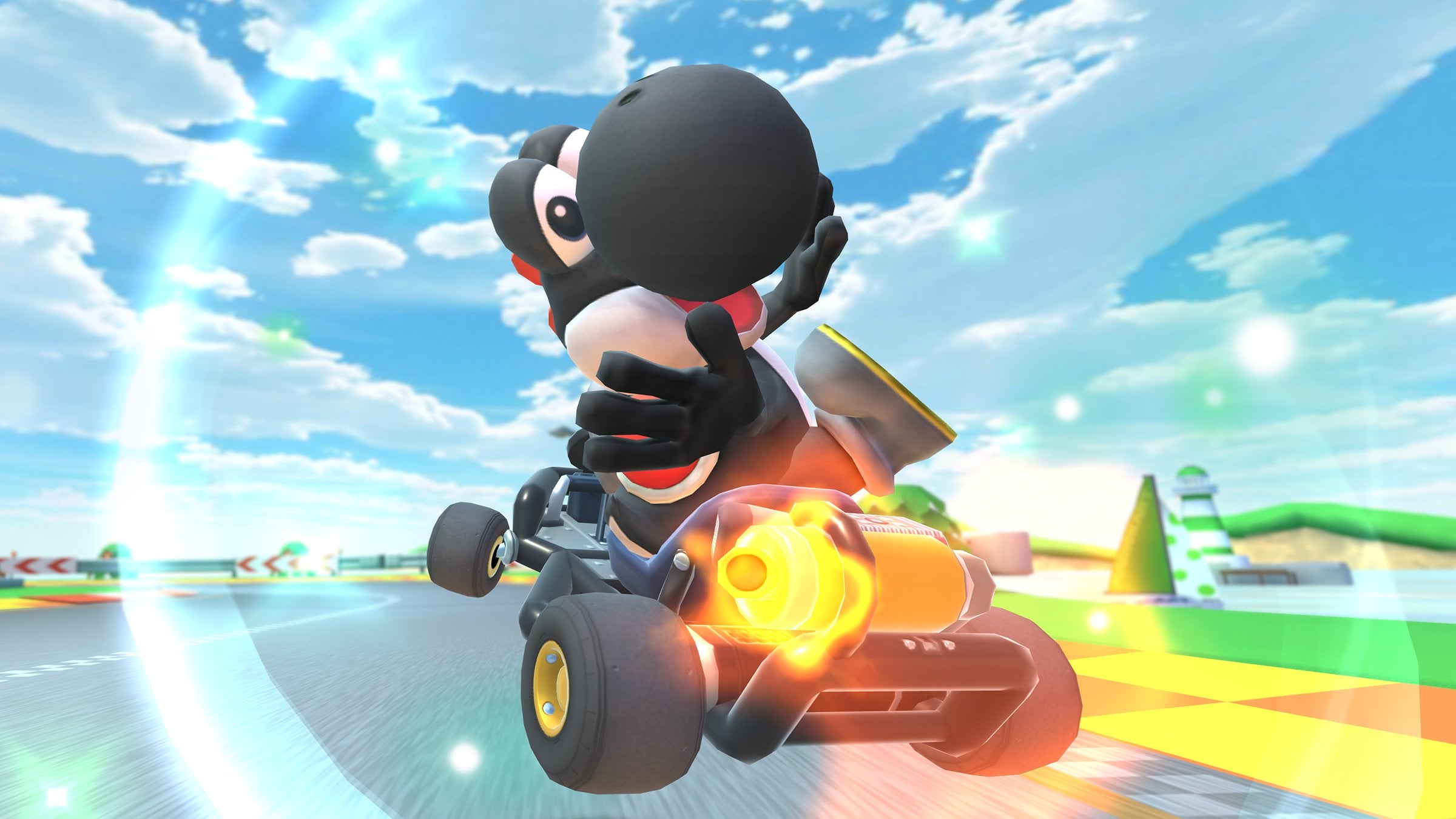 File:MKT Black Yoshi.jpg - Super Mario Wiki, the Mario encyclopedia