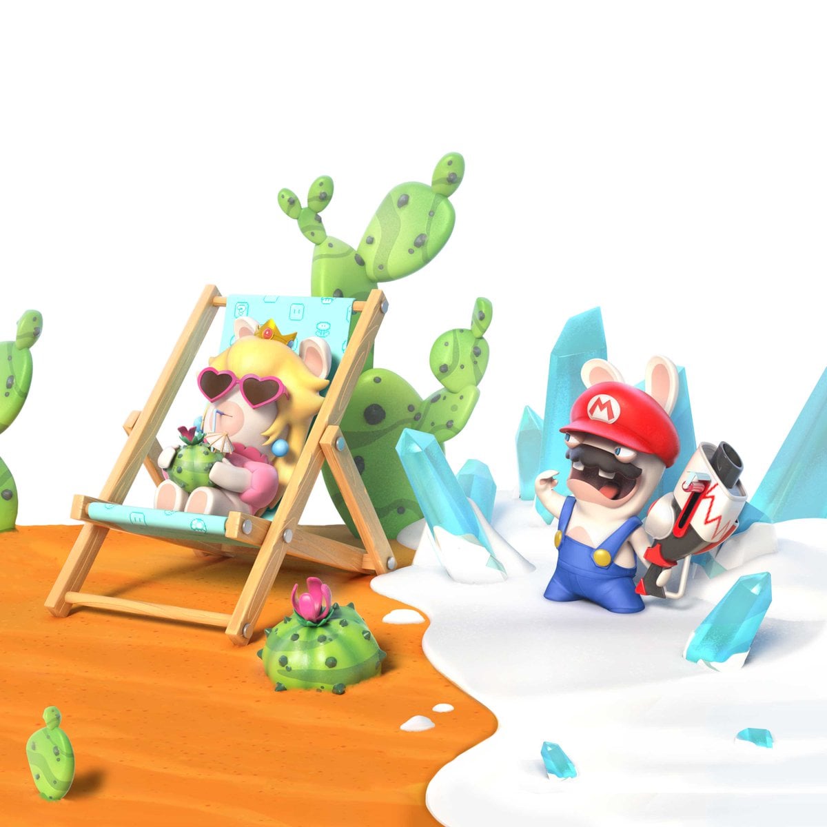 File:RabbidPeachMario.jpg - Super Mario Wiki, the Mario encyclopedia
