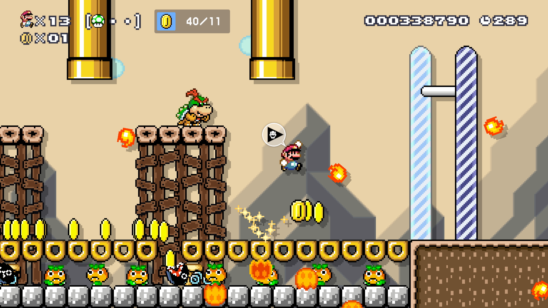 File:SMM2 SMW Desert.png - Super Mario Wiki, the Mario encyclopedia