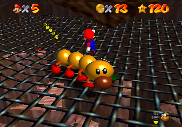 File:Wiggler battle SM64.png - Super Mario Wiki, the Mario encyclopedia