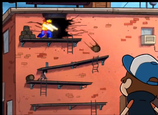 File:GravityFallsFightFighters.png - Super Mario Wiki, the Mario ...