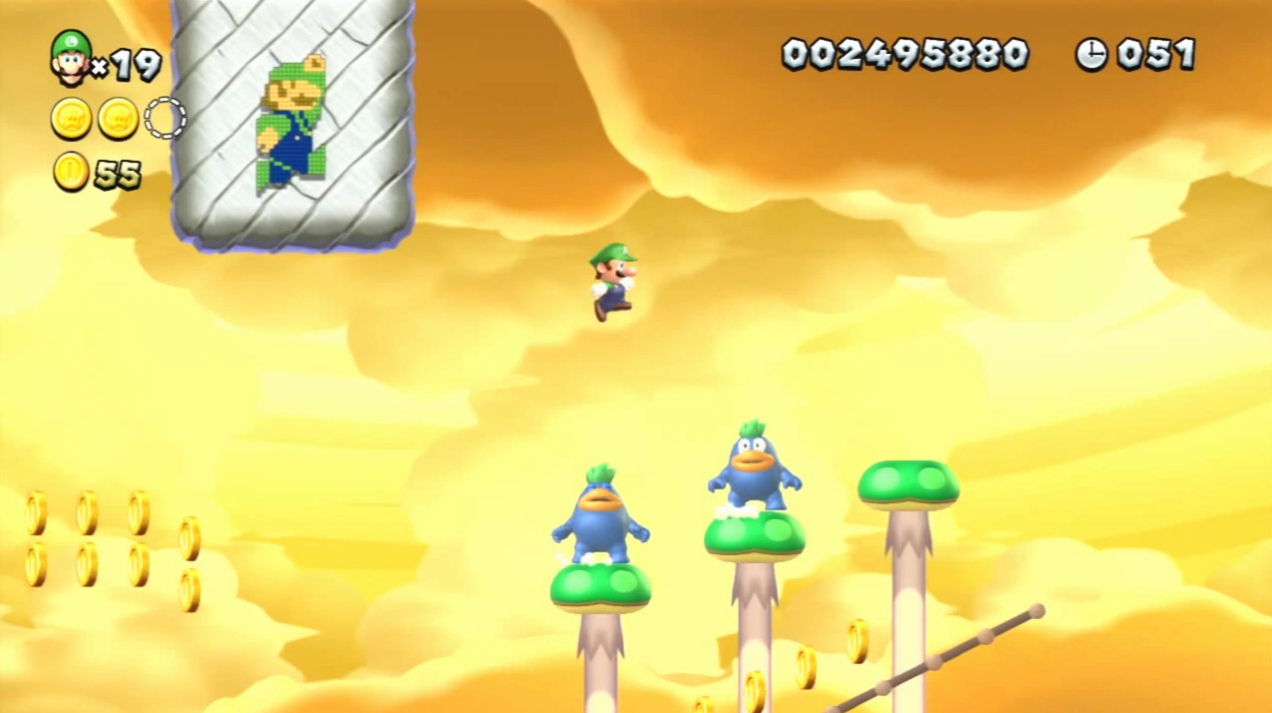 File:NSLU Stone Spike Conveyors Luigi Sighting.png - Super Mario Wiki ...