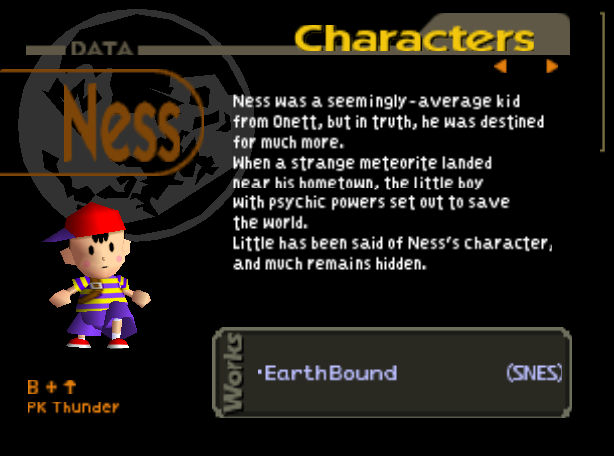 File:Ness SSB profile.png - Super Mario Wiki, the Mario encyclopedia