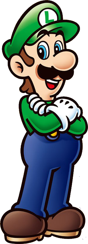 File:Luigi-2d-shaded-crossed-arms.png - Super Mario Wiki, the Mario ...