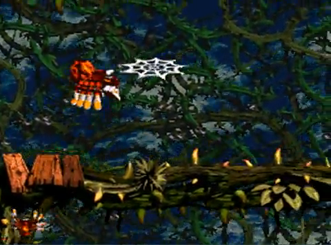 File:Bramble Scramble DKC2 Squitter.png - Super Mario Wiki, the Mario ...