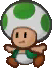 File:PMSS Green Toad sprite.png - Super Mario Wiki, the Mario encyclopedia
