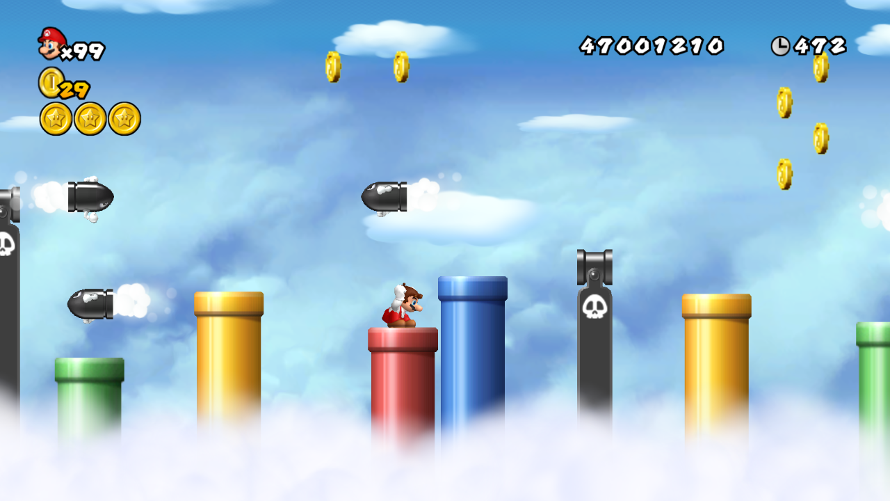 File:NSMBW Bullet Bills Screenshot.png - Super Mario Wiki, the Mario ...