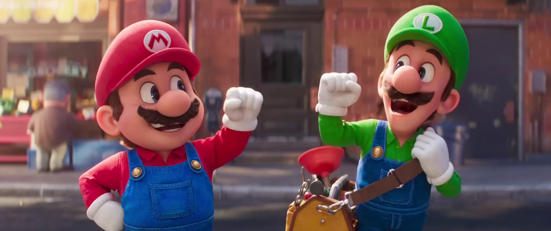 File:TSMBM Mario and Luigi sharing a fist bump.png - Super Mario Wiki ...