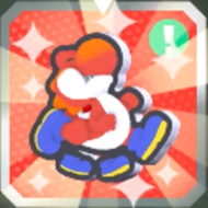 File:Standee Fluttering Red Yoshi.png - Super Mario Wiki, the Mario ...