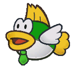 File:Green Cheep-Cheep TTYD unused.png - Super Mario Wiki, the Mario ...