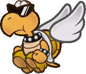 File:Yellow Paper Paratroopa.png - Super Mario Wiki, the Mario encyclopedia