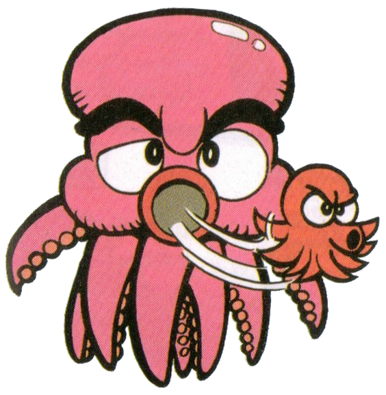 File:SML2 Artwork - Octopus.png - Super Mario Wiki, the Mario encyclopedia