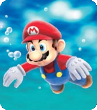 File:SMG Artwork Mario (Swim).png - Super Mario Wiki, the Mario ...