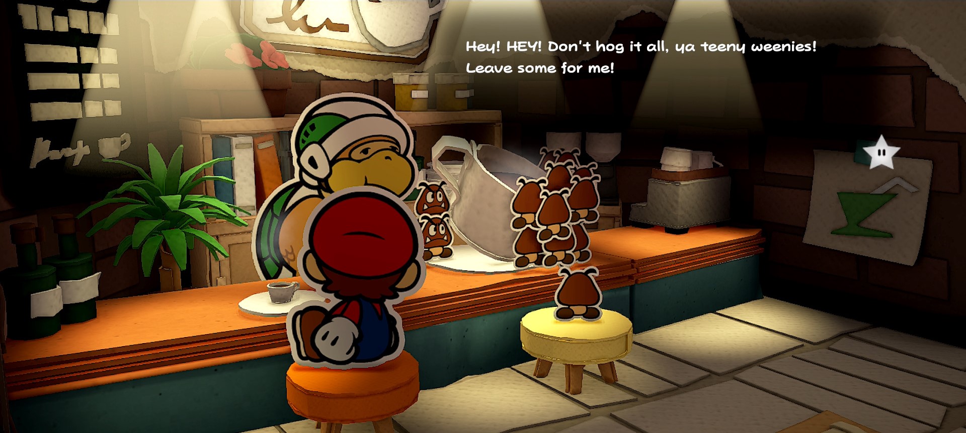 File:PMTOK Mini Goombas Drinking Coffee.jpg - Super Mario Wiki, the ...