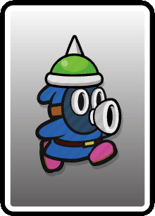 File:PMCS Blue Spike Snifit Card.png - Super Mario Wiki, the Mario ...