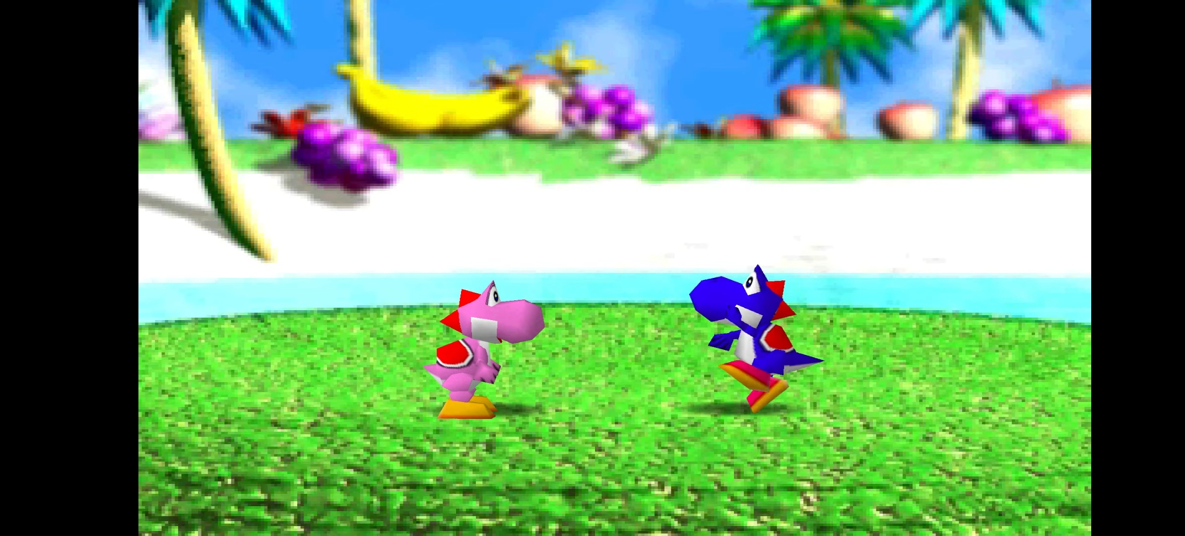 File:MP1 YTI Blue and Pink Yoshi.jpg - Super Mario Wiki, the Mario ...