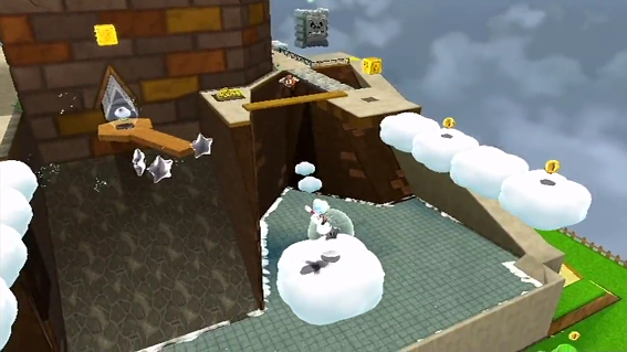 File:SMG2 Throwback Silver Stars in the Whomp Fortress.png - Super ...