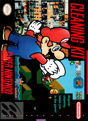 File:SNES Cleaning Kit Alt.png - Super Mario Wiki, the Mario encyclopedia