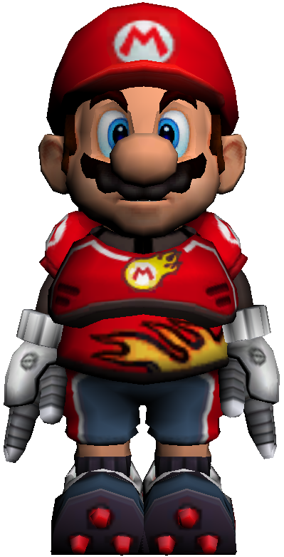 File:StrikersCharged Mario Model.png - Super Mario Wiki, the Mario ...