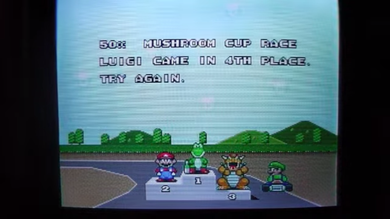 File:Super Mario Kart 4th Place.png - Super Mario Wiki, the Mario ...