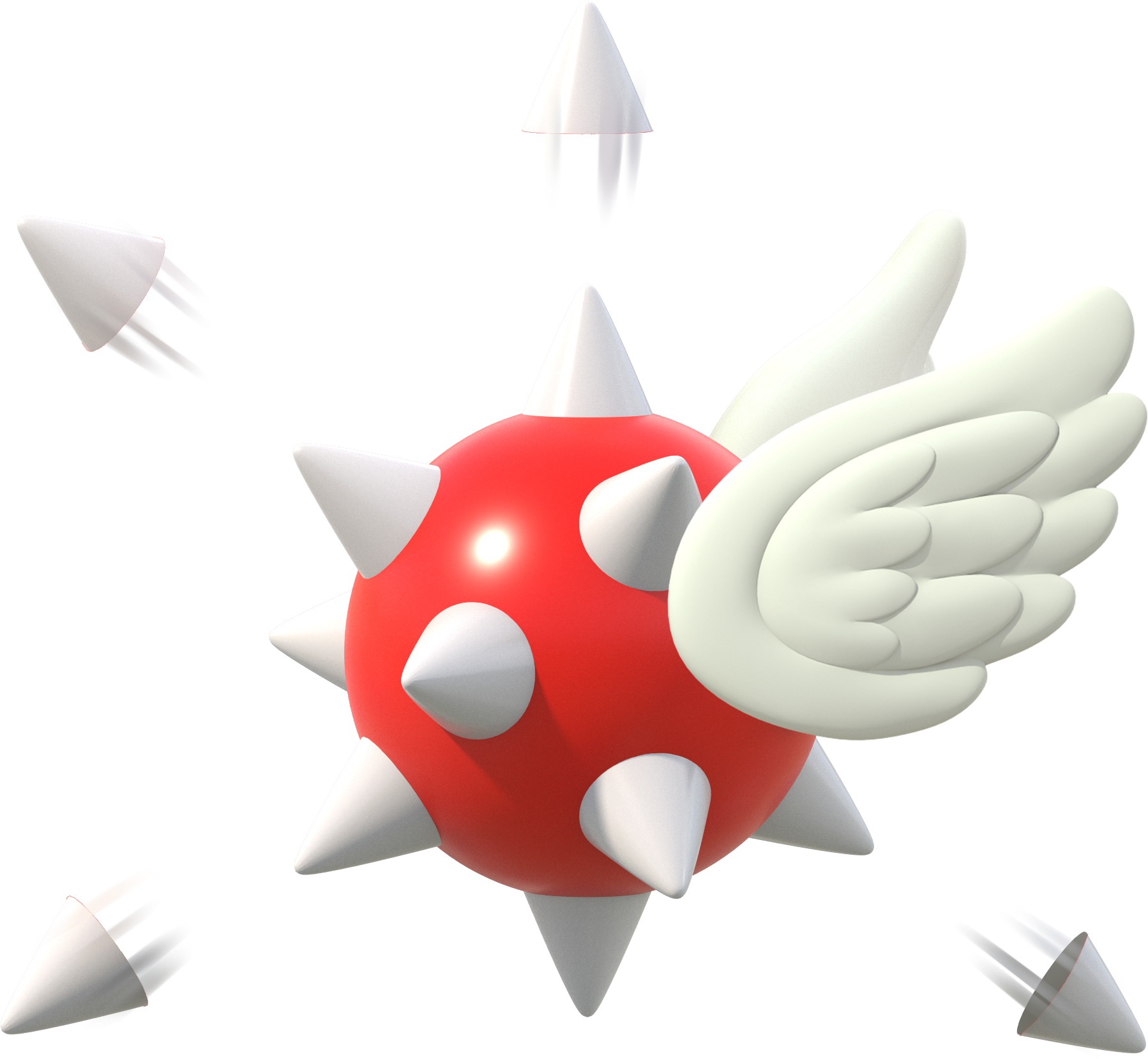 File:Flying Spiny.png - Super Mario Wiki, the Mario encyclopedia