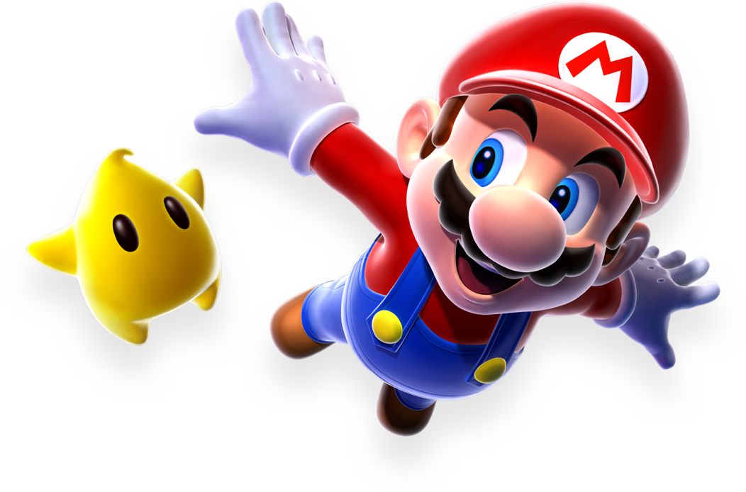 File:SMG Mario and Luma Artwork.png - Super Mario Wiki, the Mario ...