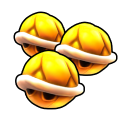 File:MKAGPDX Shell Gold Triple.png - Super Mario Wiki, the Mario ...